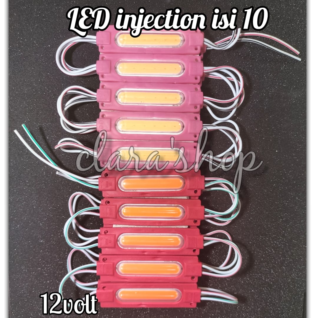 LAMPU LED STRIP MODUL ISI 10PCS 12VOLT WATERPROF VARIASI MOTOR/MOBIL ...