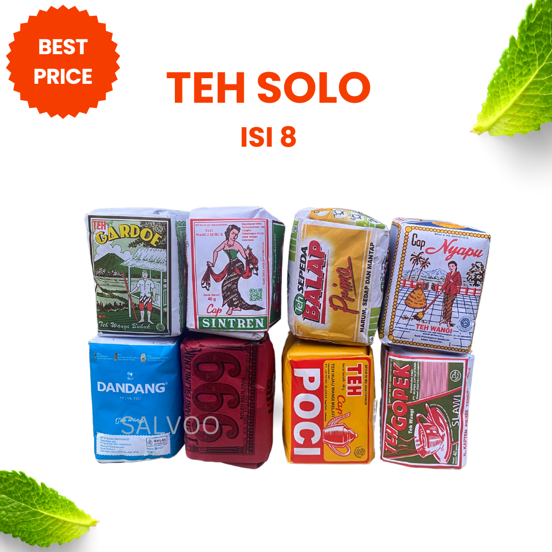 Paket Teh Khas Solo | Teh Racik Solo | Teh angkringan Solo isi 8 ...