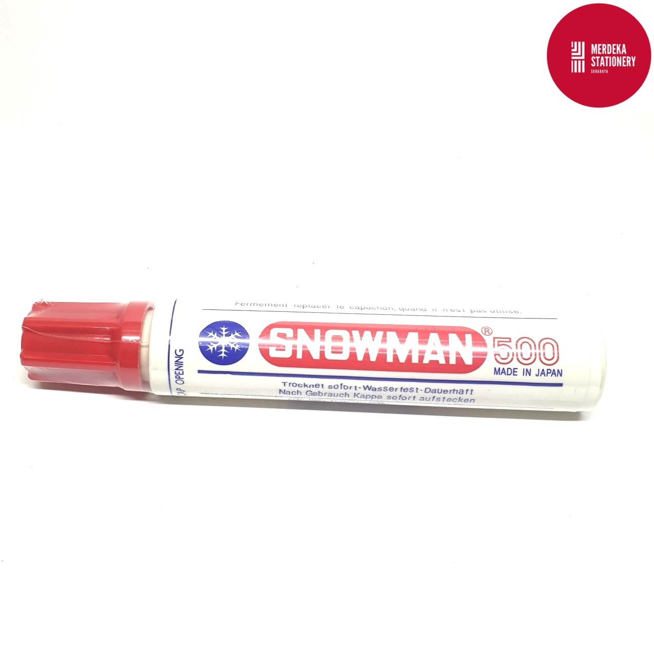 Spidol/Sepidol/Marker Permanen Snowman JUMBO MARKER 500(HITAM/BIRU ...