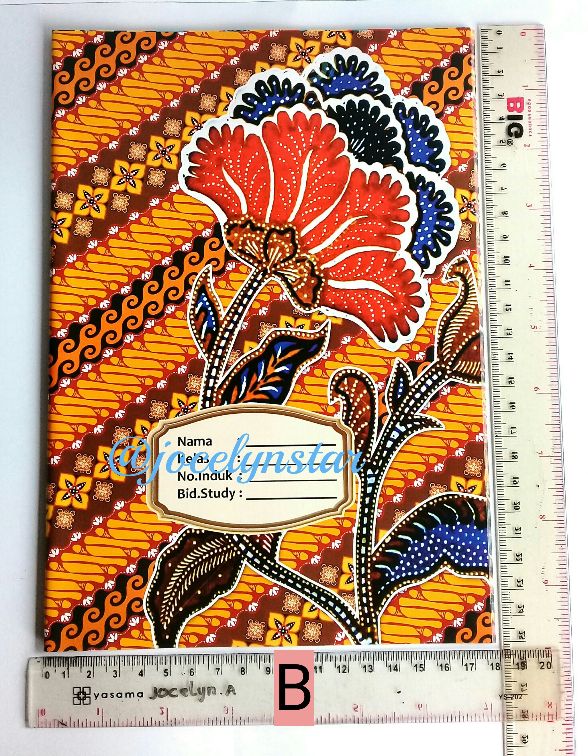 Sampul batik /sampul buku batik uk kwarto buku sidu (isi -+20 lembar ...
