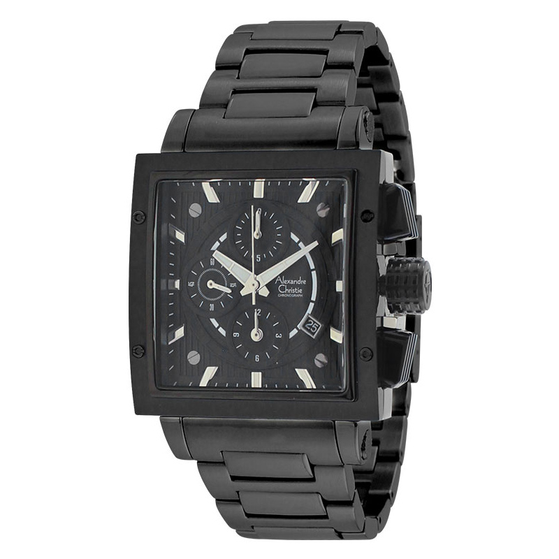 Alexandre Christie Men’s-AC6182MC-Analog Date Chronograph Jam Tangan ...