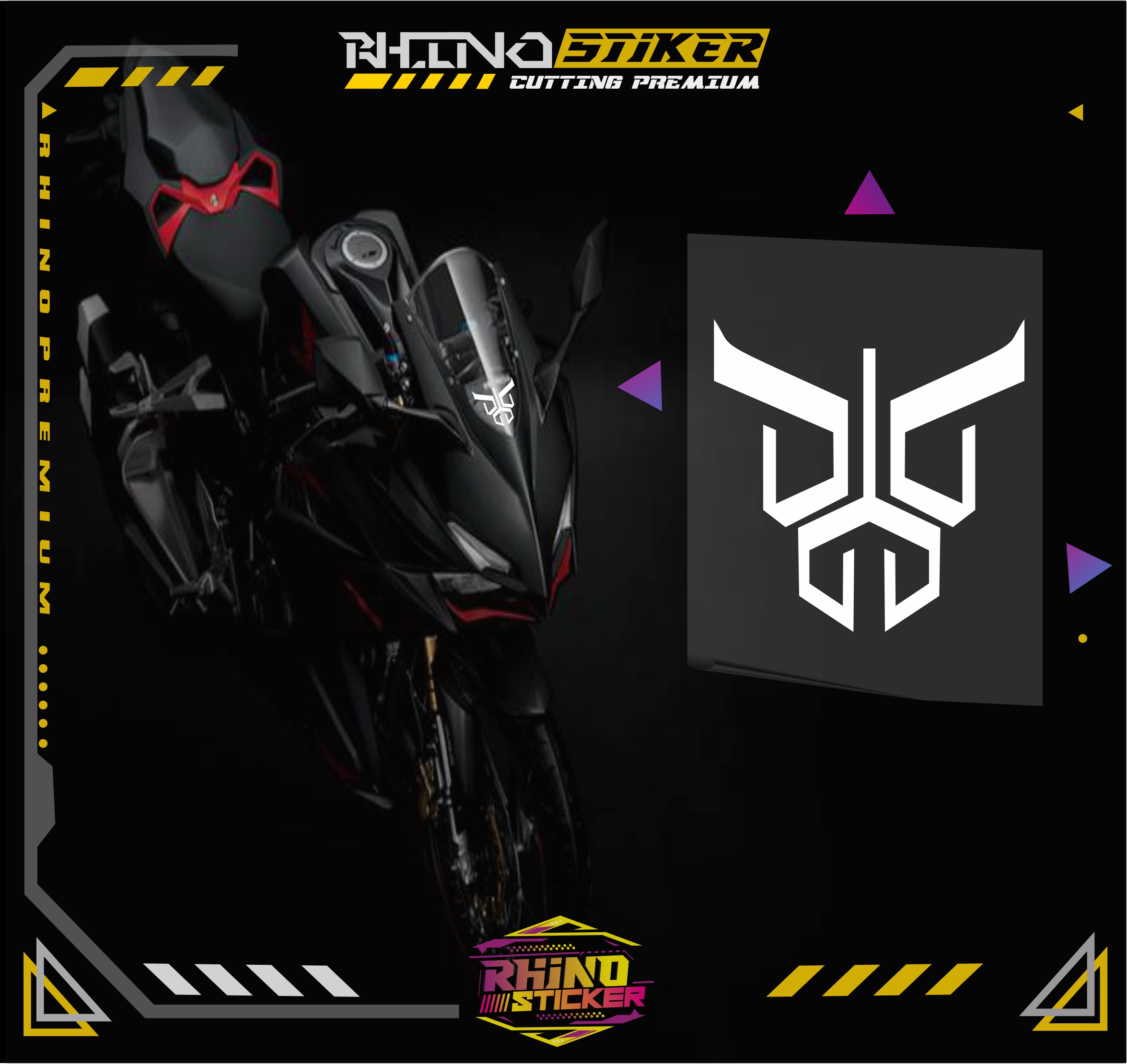 STIKER LOGO ZOMI CBR STIKER CUTTING PREMIUM | Lazada Indonesia