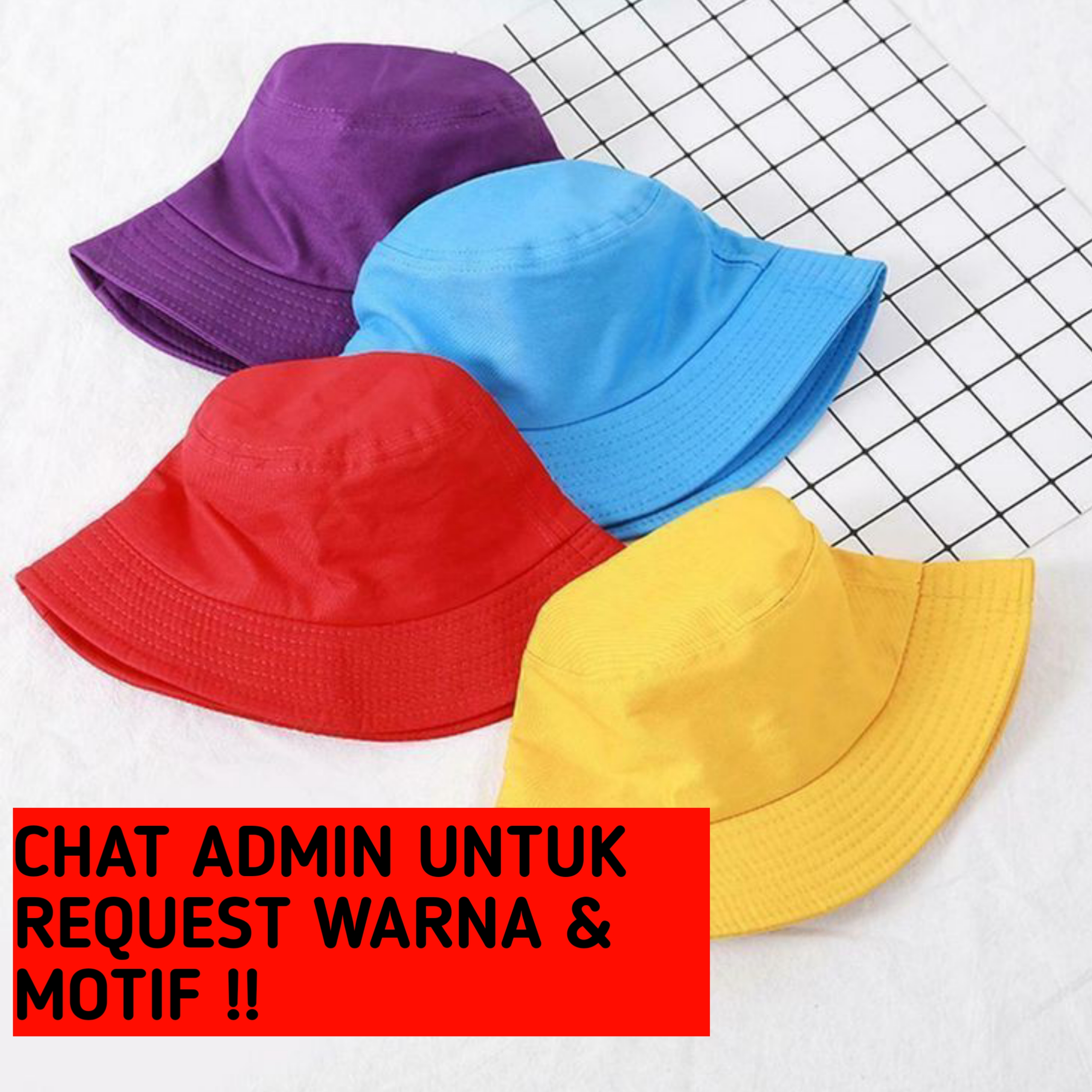 Topi Bucket Trucker Baseball Custom Kemerdekaan Indonesia HUT RI ke 79 ...