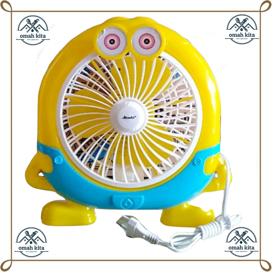 Omahkita Kipas Angin Listrik Karakter Kipas karakter Jumbo Kipas angin ...