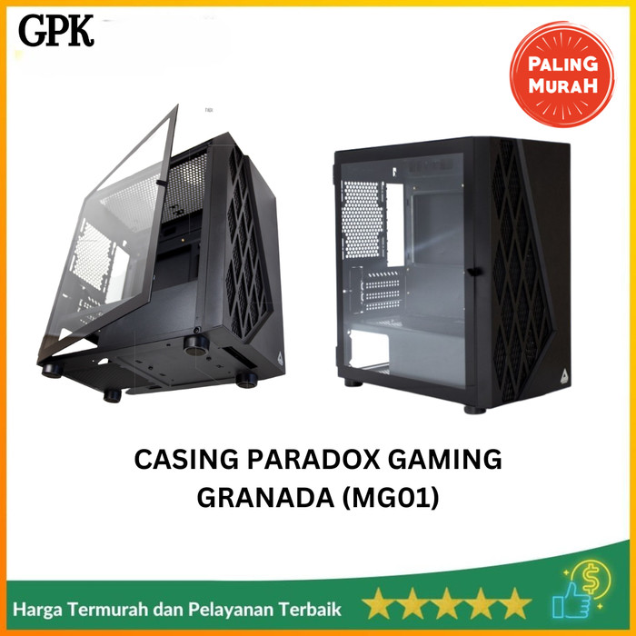 Casing PC Paradox Gaming Granada M-ATX (PGC GRANADA MG01) | Lazada Indonesia