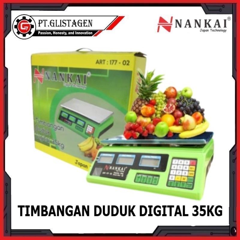 Timbangan Duduk Digital 35Kg Timbangan ACS Buah Sayur Laundry NANKAI ...