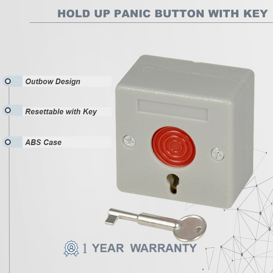 Emergency Hold Up Panic Button with key, Tombol Darurat dengan kunci ...