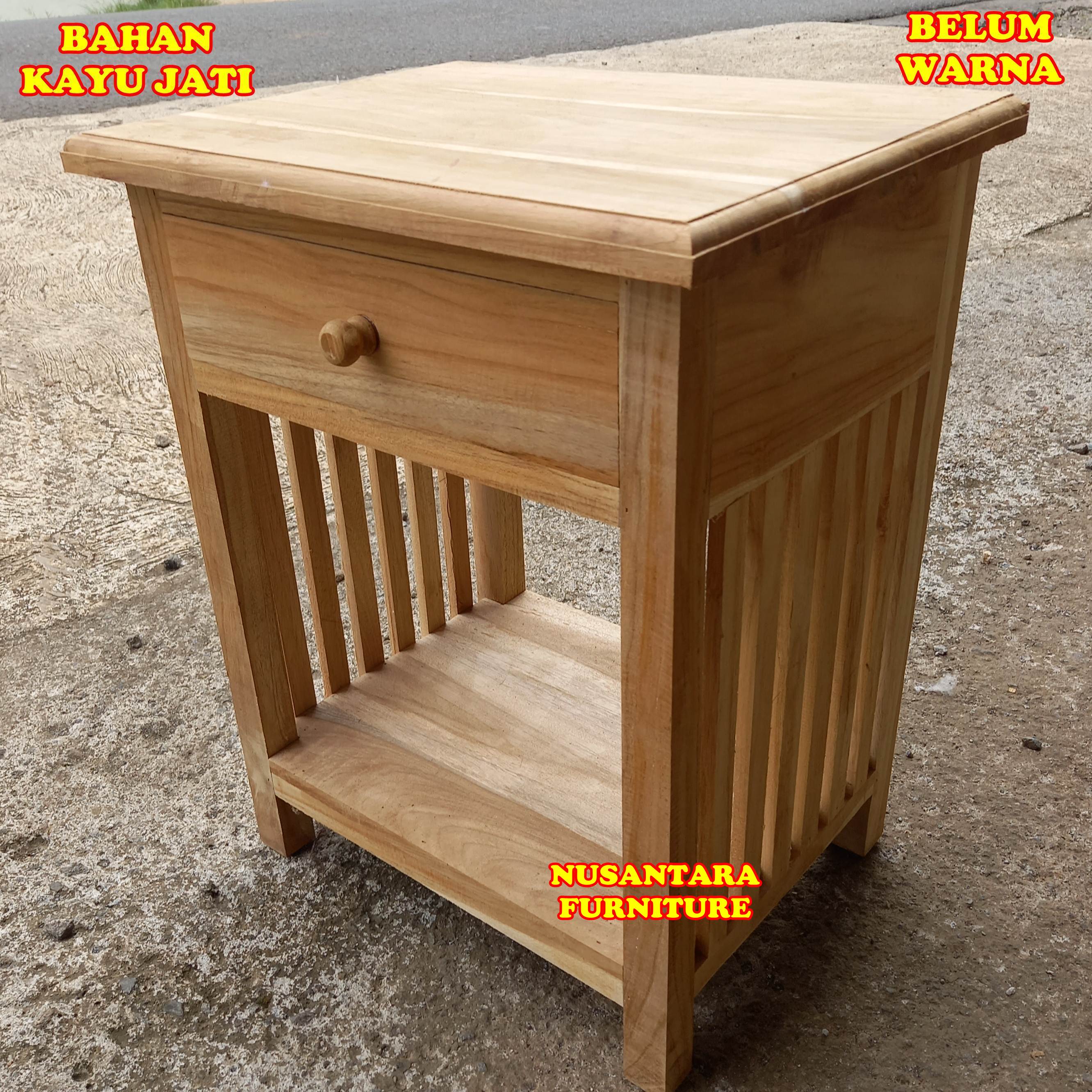 meja dispenser kayu jati murah minimalis | Lazada Indonesia