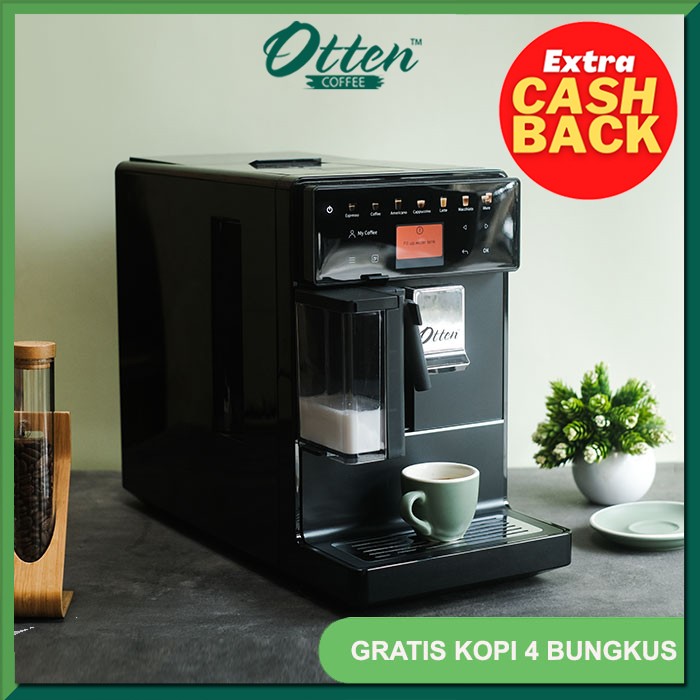 Otten - Excellente Smart Automatic Coffee Machine (Black) - Mesin Kopi ...