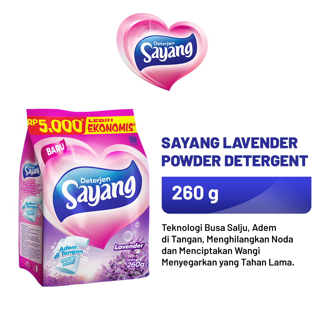 Sayang Lavender Powder Detergent 260 GR | Lazada Indonesia