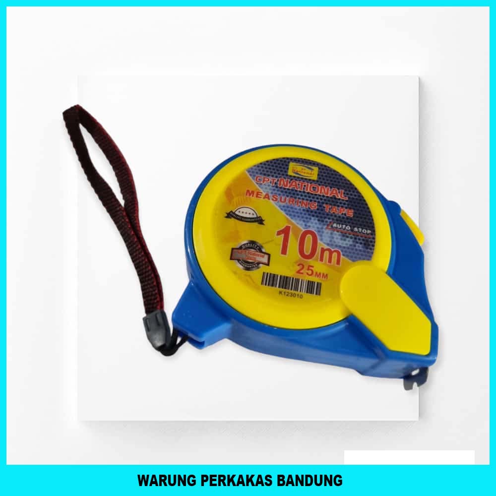 Meteran Auto Stop 10 Meter CPT NATIONAL Rol Matic Measuring Tape ...