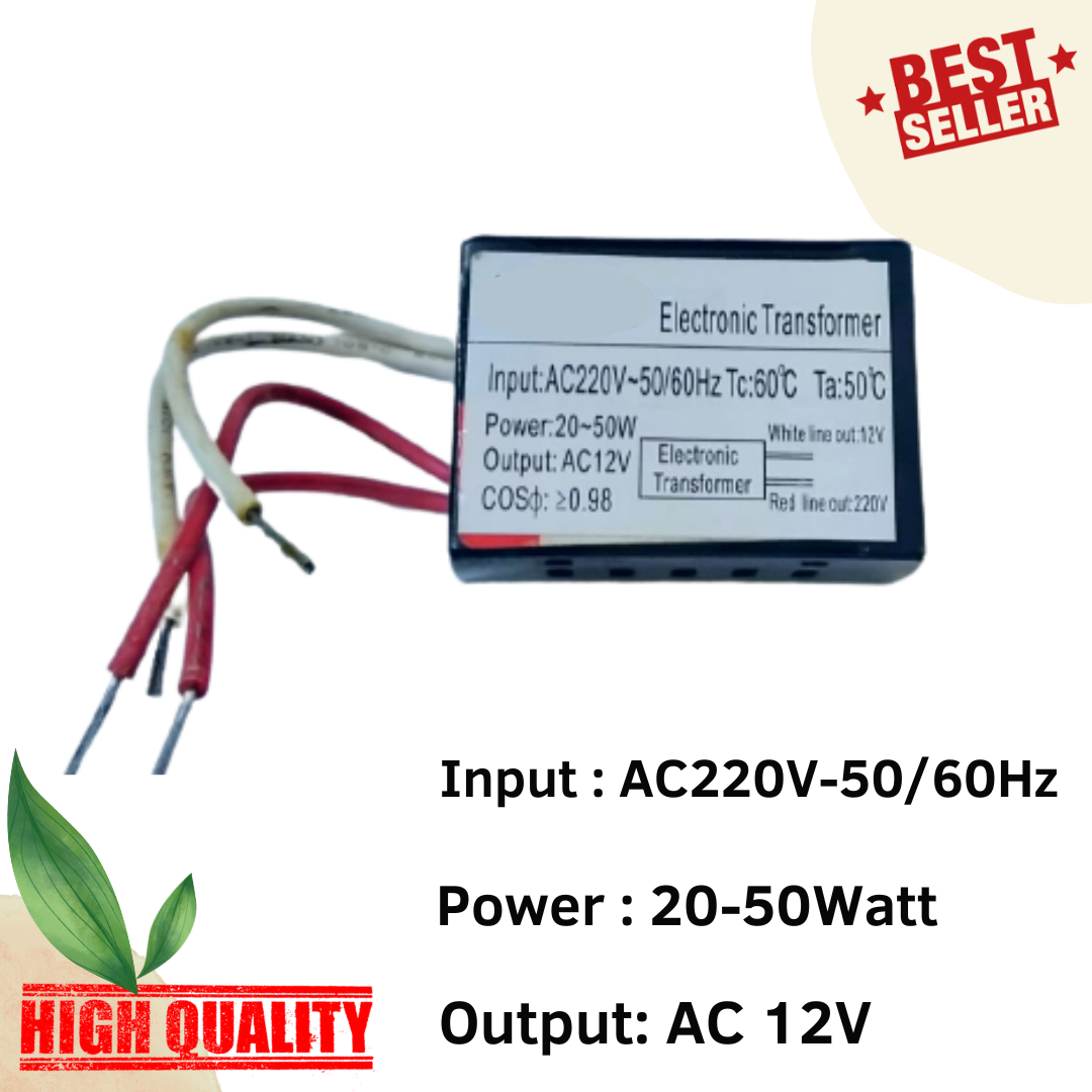 Trafo Hologen / Trafo Lampu / Electronic Transformer trafo elektronik ...