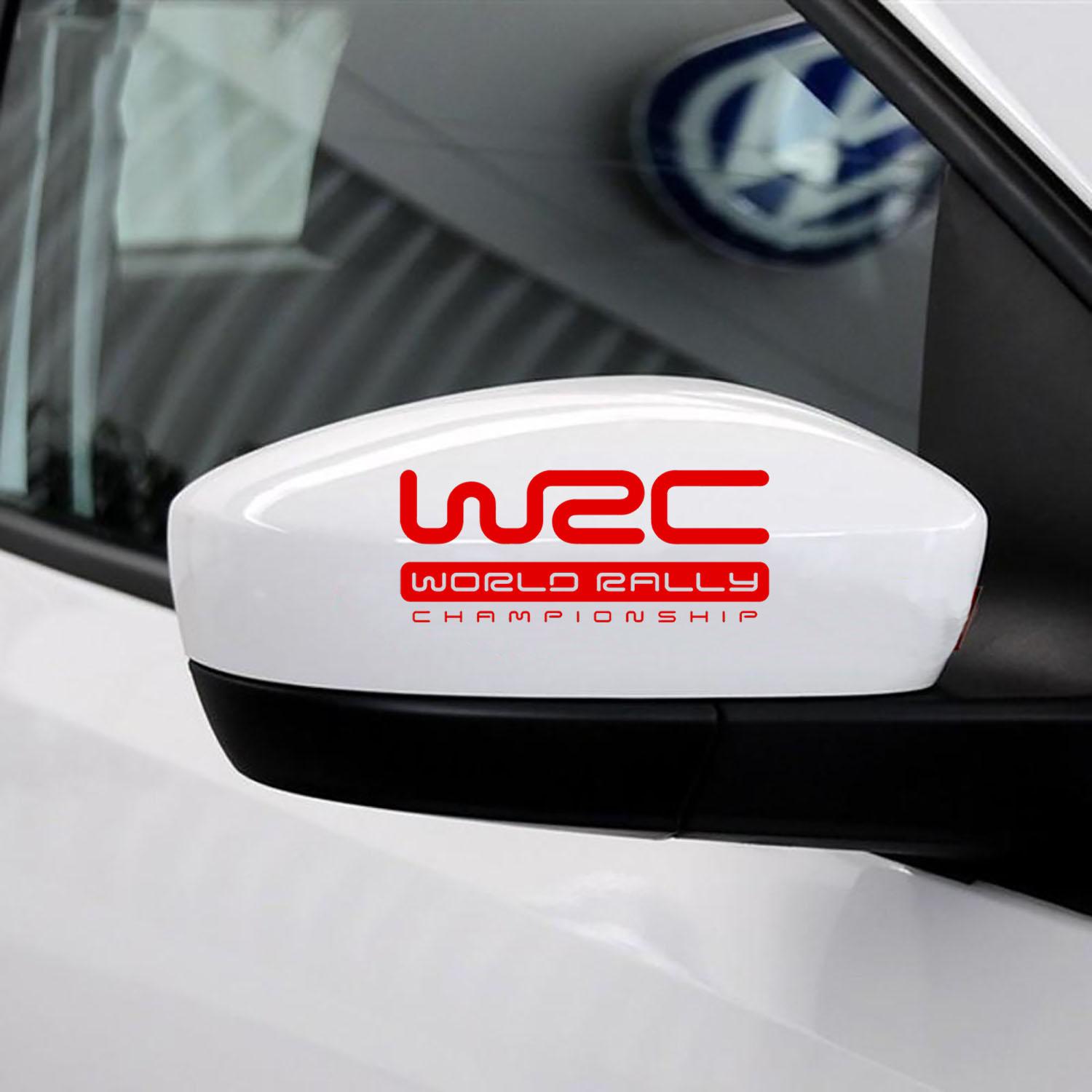 Sticker Mobil Cutting Vinyl untuk Kaca Spion Mobil WRC World Rally ...