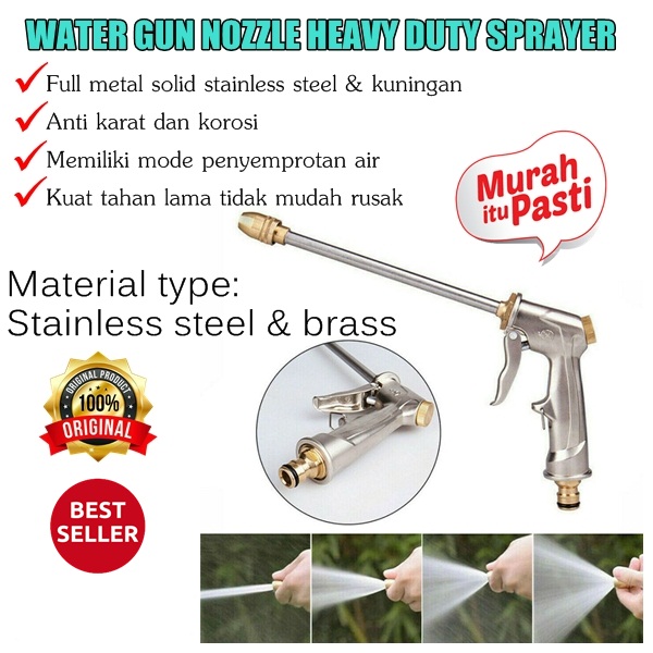FLASH SALE water spray gun hight pressure spray gun panjang kepala ...