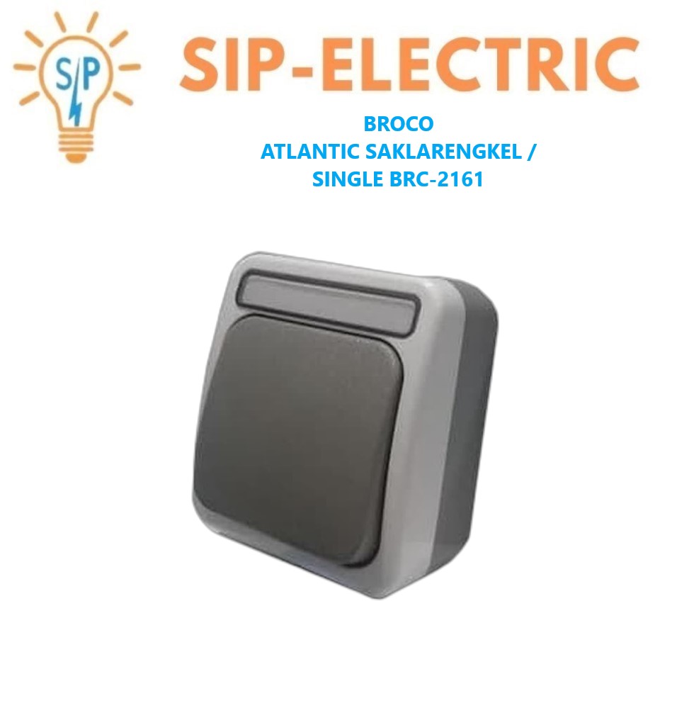 BROCO SAKLAR ENGKEL OUTDOOR ATLANTIC SINGLE SWITCH TUNGGAL OUTBOW 2161 ...