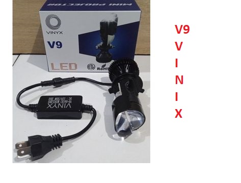 lampu head lamp v9 vinix h4 motor dan mobil higlow beam putih pekat | Lazada Indonesia