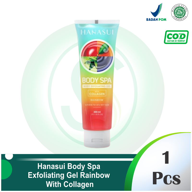 Hanasui Body Spa Exfoliating Gel Rainbow With Collagen | Lazada Indonesia