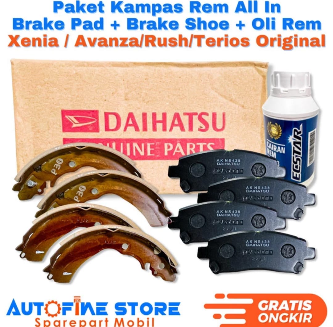 Paket Kampas Rem Xenia / Avanza / Terios/Rush Original | Lazada Indonesia