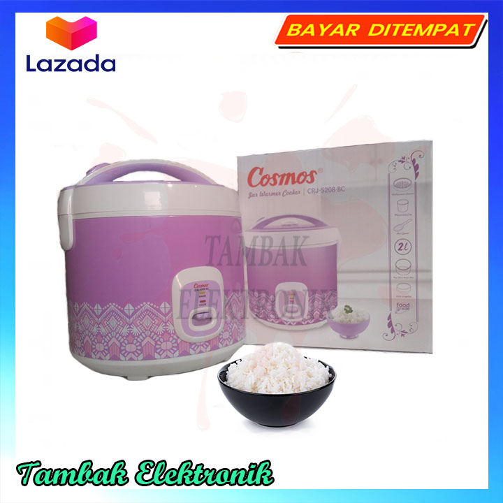 Promo New Magic Com Cosmos CRJ-5208BC model batik Terbaru warna ungu 2 ...