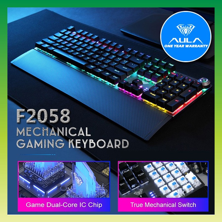 AULA F2058 Keyboard Mechanical Gaming | Lazada Indonesia