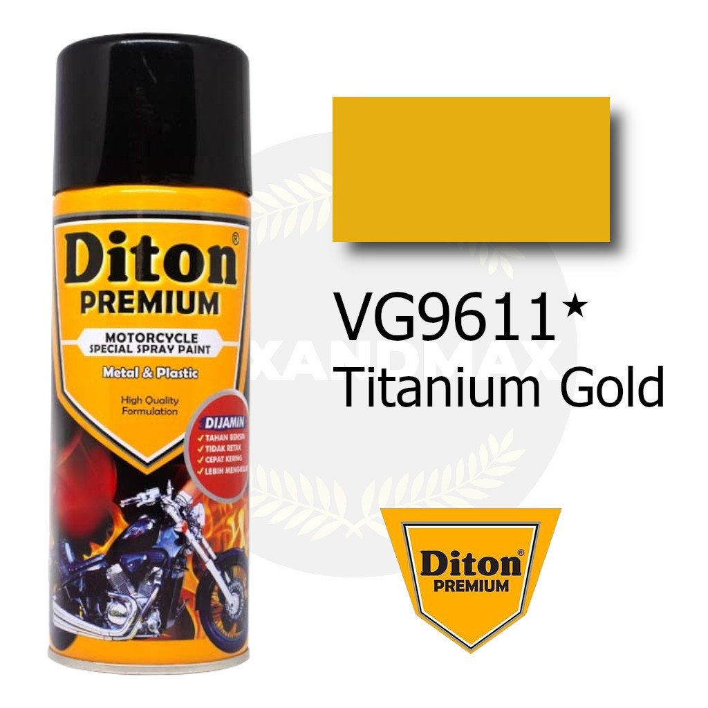 Pilox Cat Diton Premium VG9611 Titanium Gold 400 ml | Lazada Indonesia