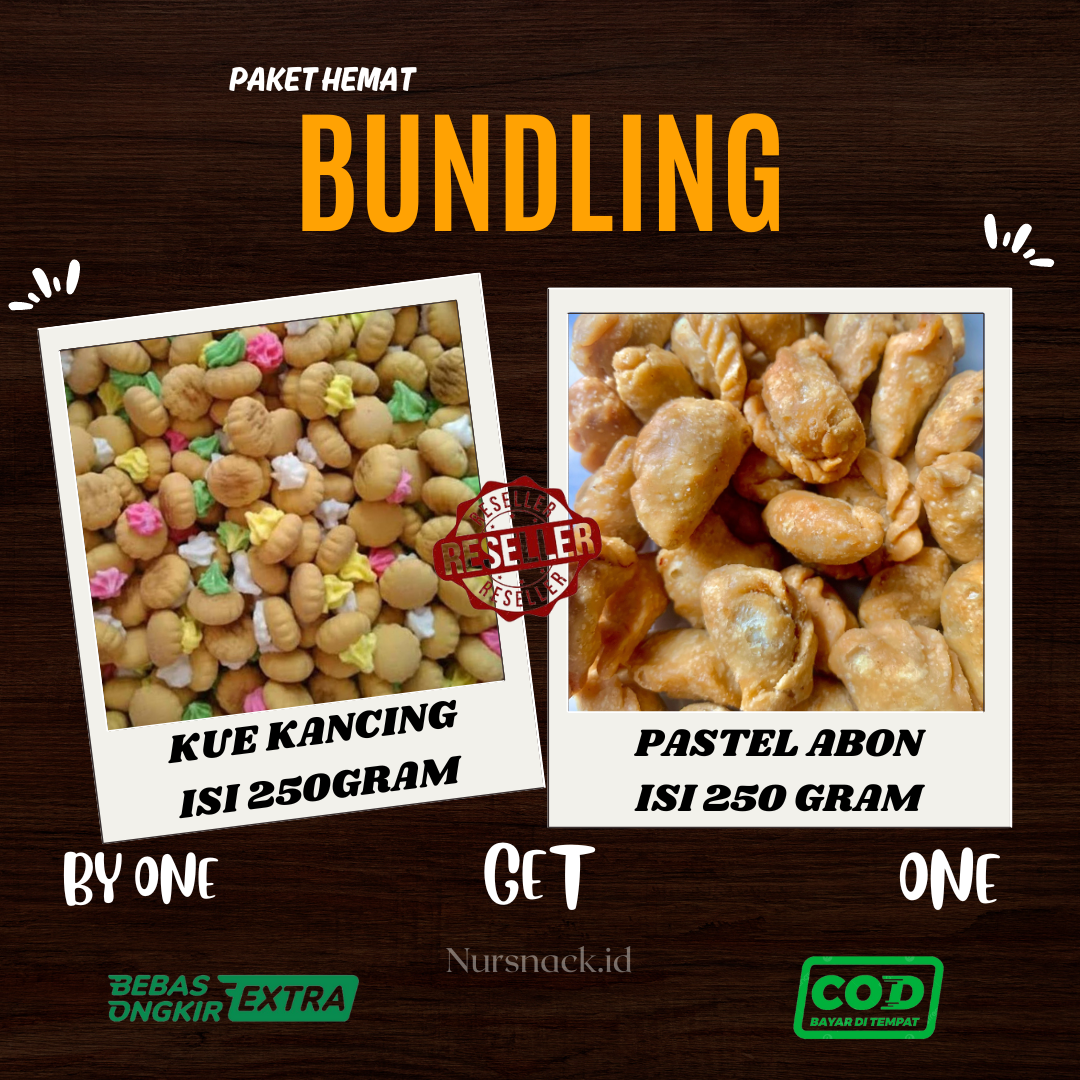 PAKET BUNDLING CEMILAN KUE MONAS KUE JADUL MANIS RENYAH KEMASAN 250GRAM ...