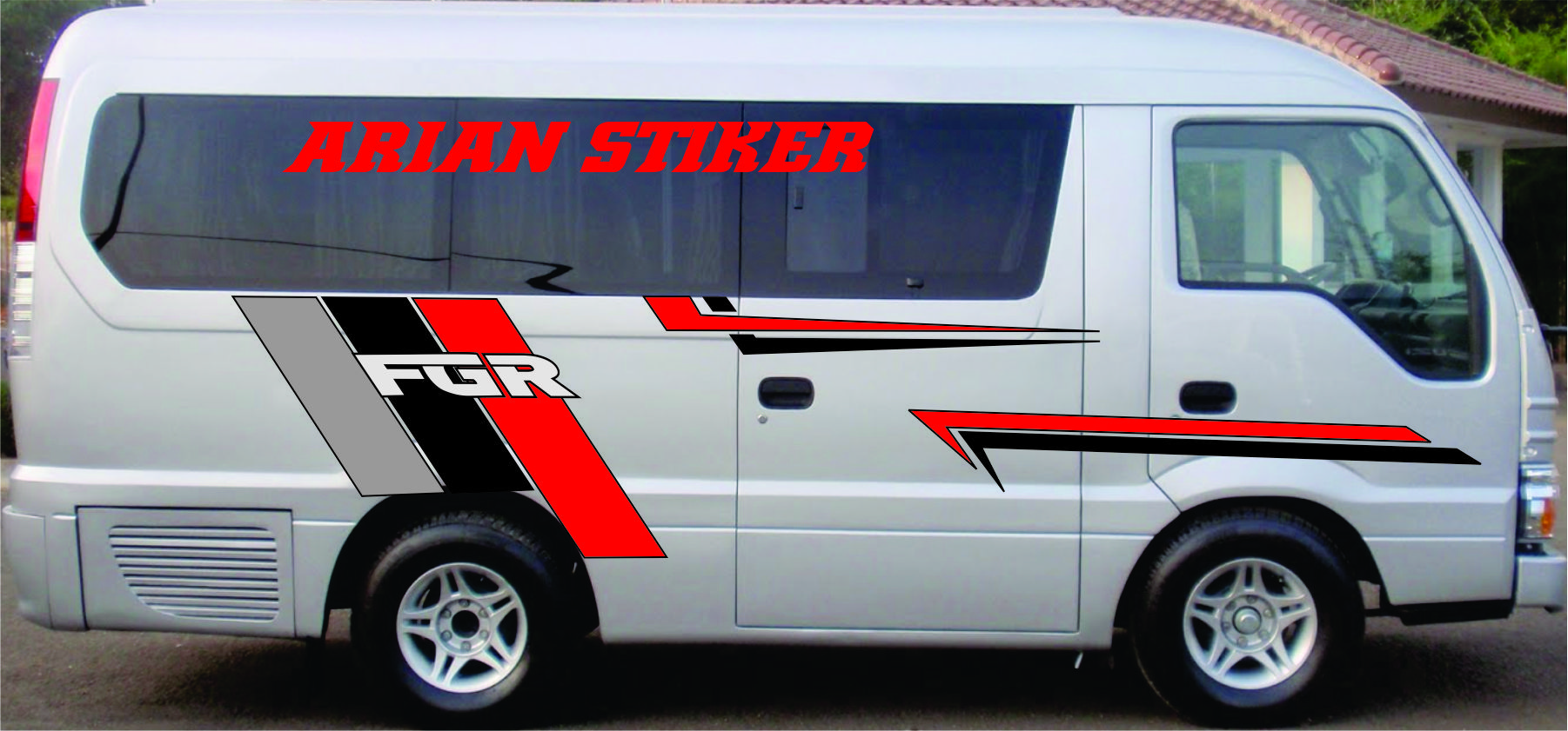 Stiker Mobil Elf Stiker Mobil Isuzu Elf Stiker Cutting Mobil Elf Zebra ...