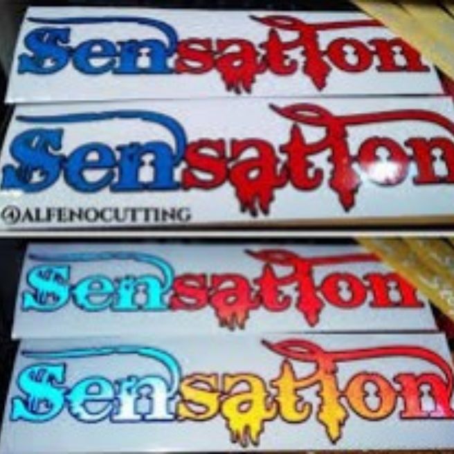 Ready Stock Stiker Sensation Bus Cutting Sticker Bus Mania | Lazada ...