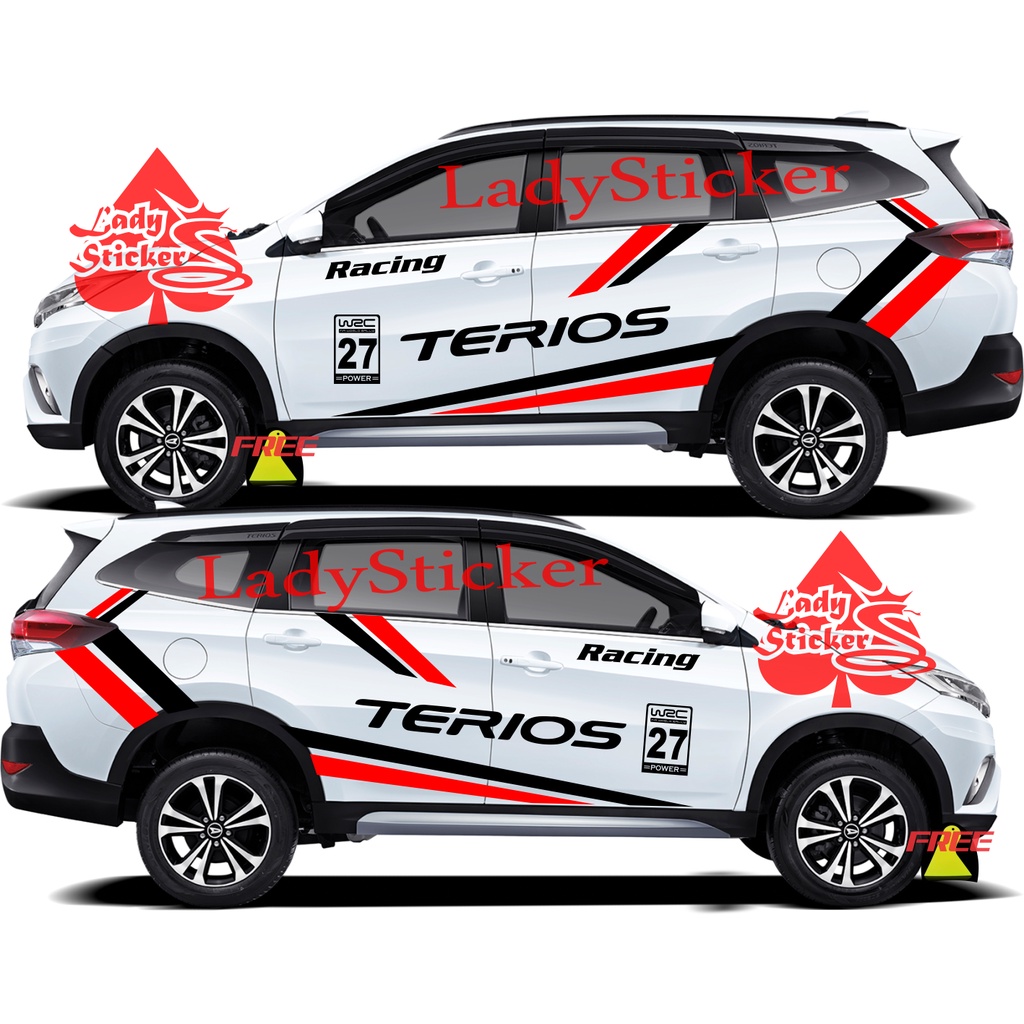 Sticker stiker mobil daihatsu terios striping sticker mobil all new ...