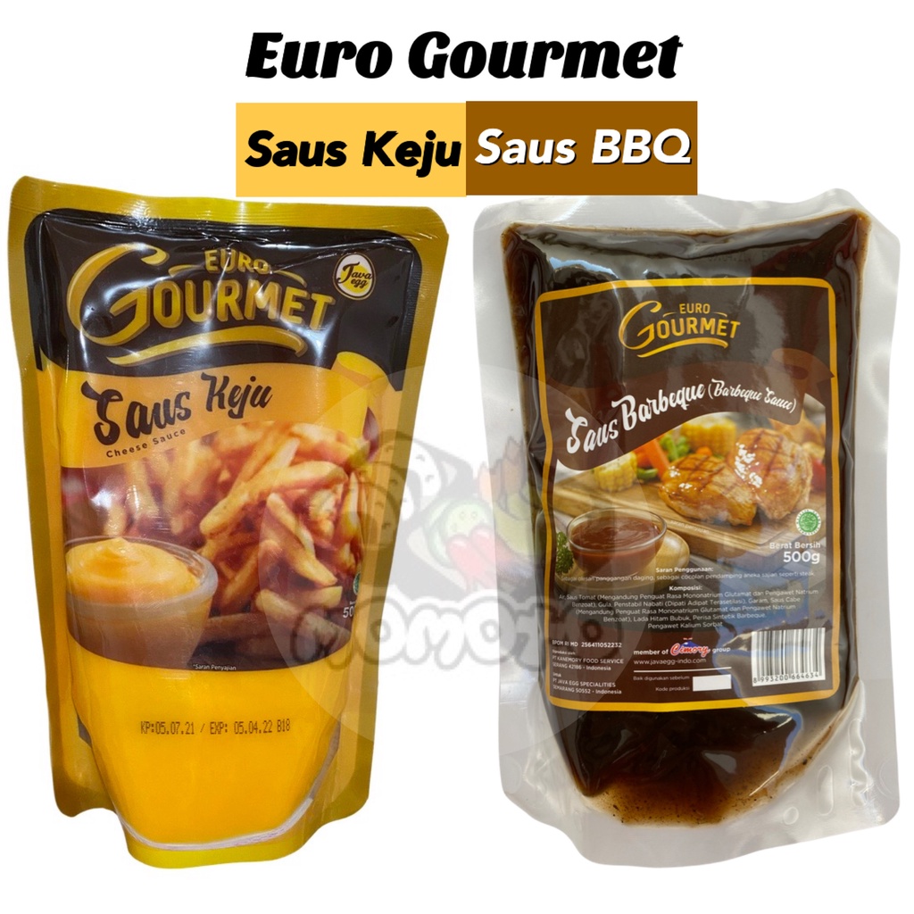 Euro Gourmet Saus Keju Cheese Sauce / Saos BBQ Barbeque | Lazada Indonesia