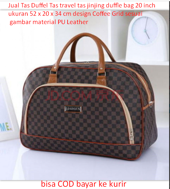 Jual Tas Duffel Tas travel tas jinjing duffle bag 20 inch ukuran 52 x ...