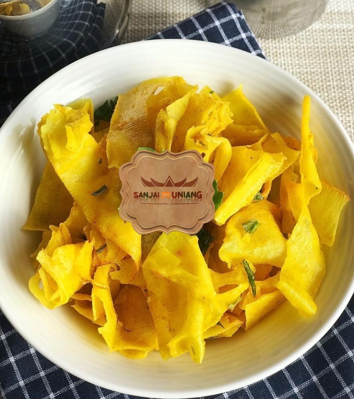 Keripik singkong serut bumbu kuning enak dan gurih SANJAI KHAS PADANG ...