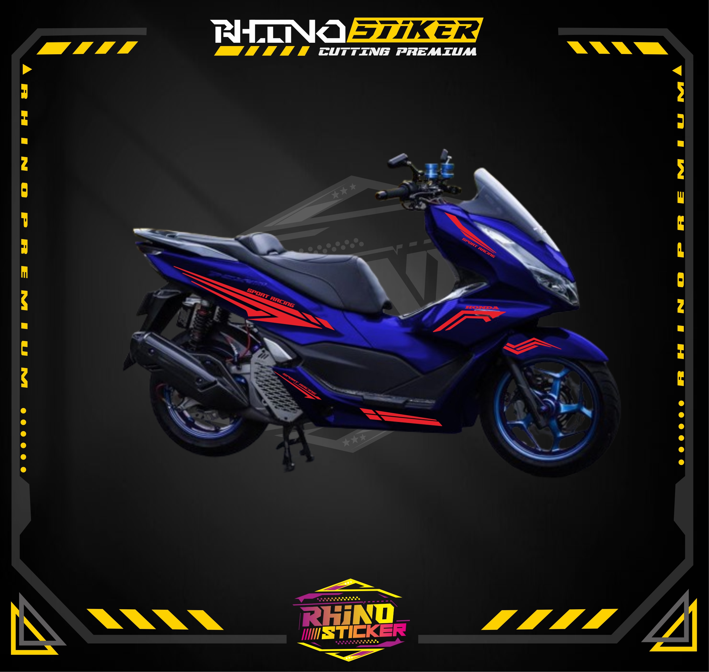 stiping Pcx 160 v3 Stiker List striping Pcx Stiker motor | Lazada Indonesia