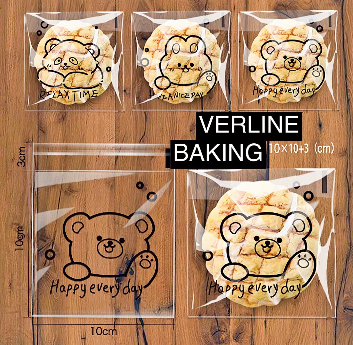 50 PCS PLASTIK KEMASAN KUE PLASTIK PIE PLASTIK PIE SUSU PLASTIK KEMASAN ...