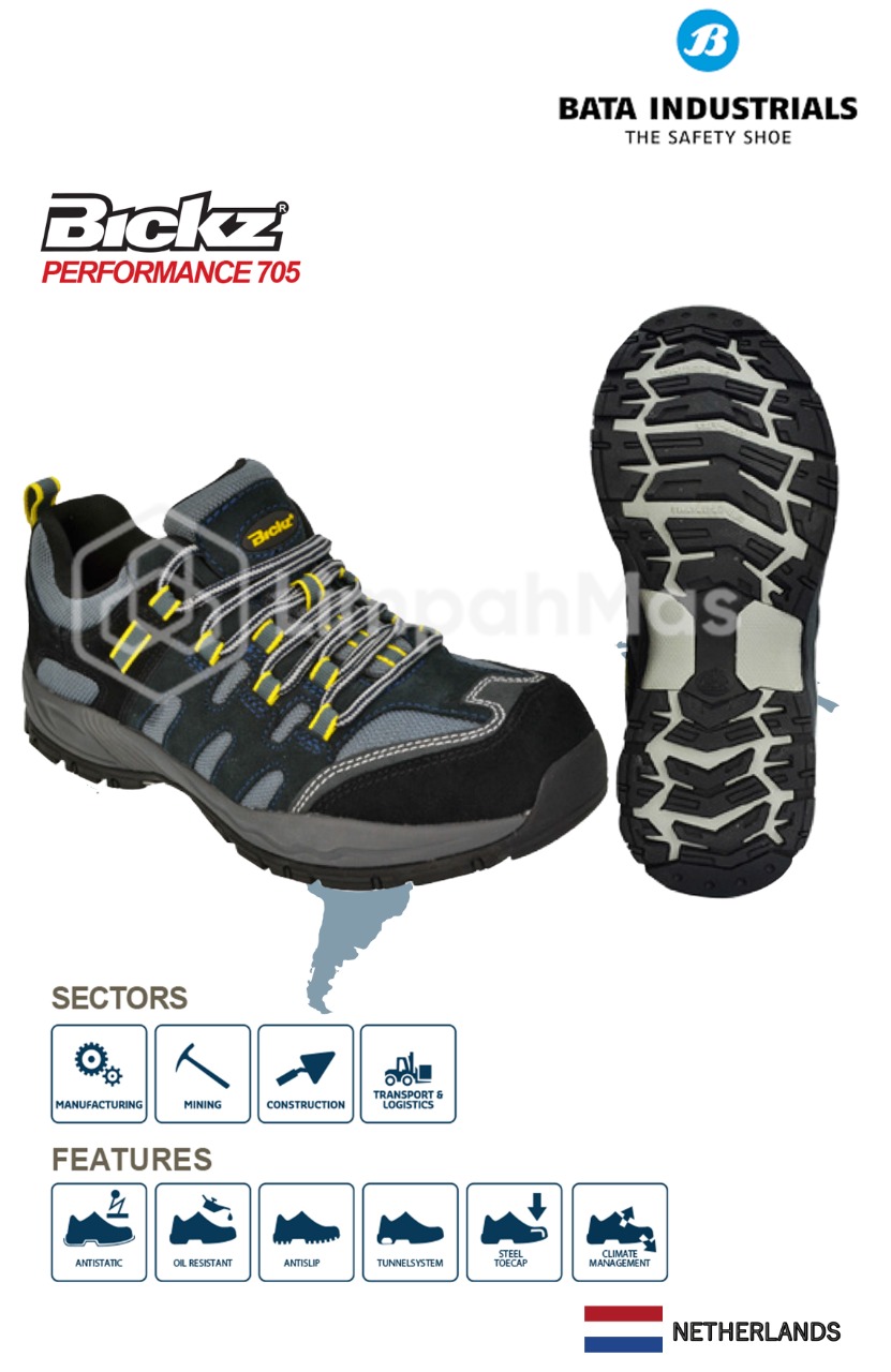Sepatu Safety Bata Industrial Bickz 705 | Lazada Indonesia