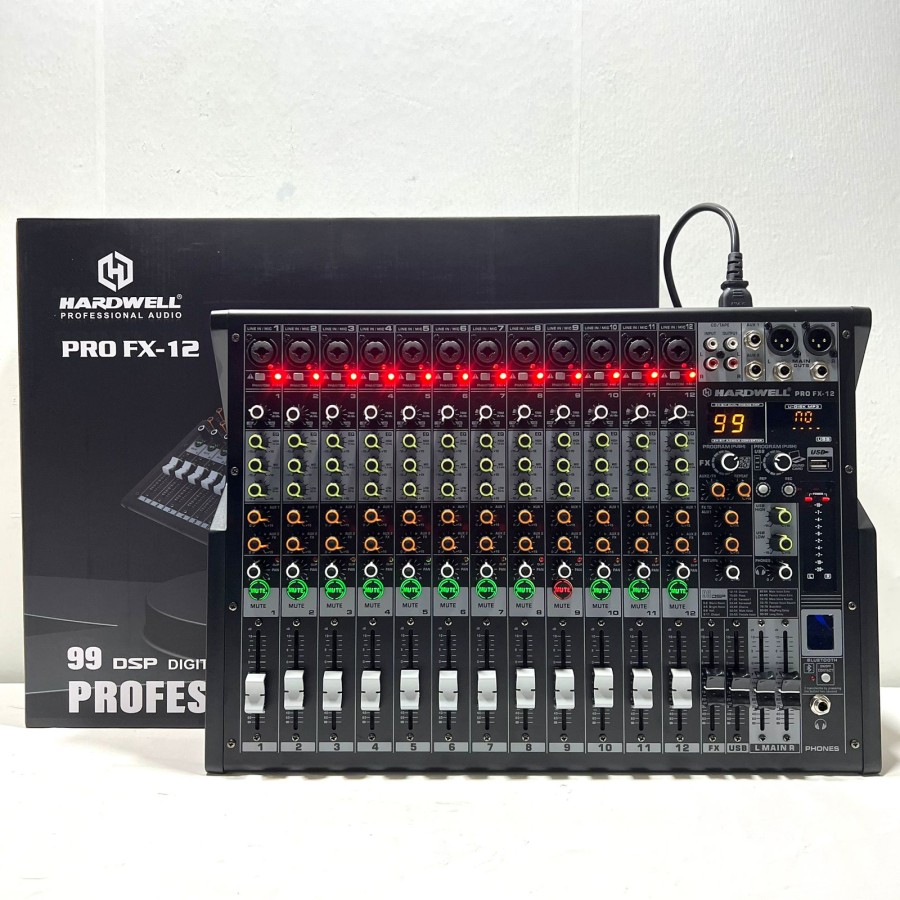 Mixer Hardwell pro fx12 / pro fx 12 12 Channel original hardwell ...