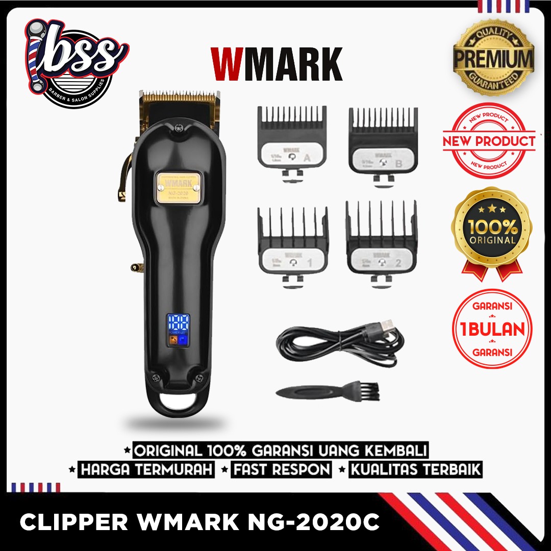 WMARK 2020C Cordless Hair Clipper WMARK NG-2020C Rechargeable Alat ...