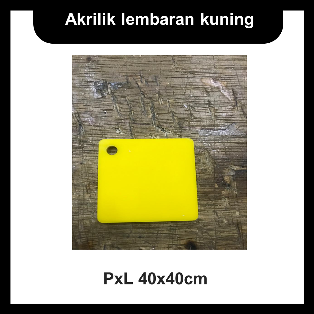 Akrilik lembaran kuning PxL 40x40cm 3mm | Lazada Indonesia