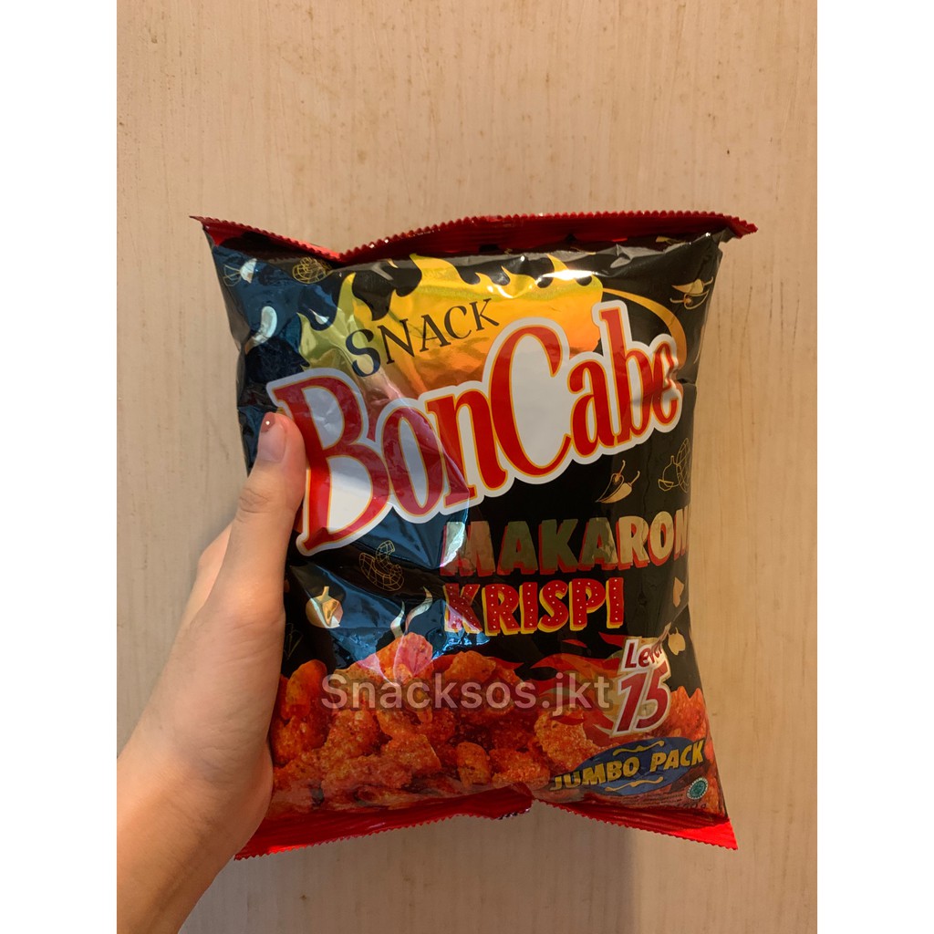 [JUMBO] SNACK MAKARONI CRISPY BON CABE LV 10 / KOBE MACARONI KRISPI LV ...
