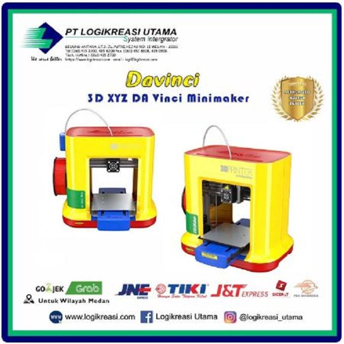 Printer Davinci 3D XYZ DA Vinci Minimaker | Lazada Indonesia