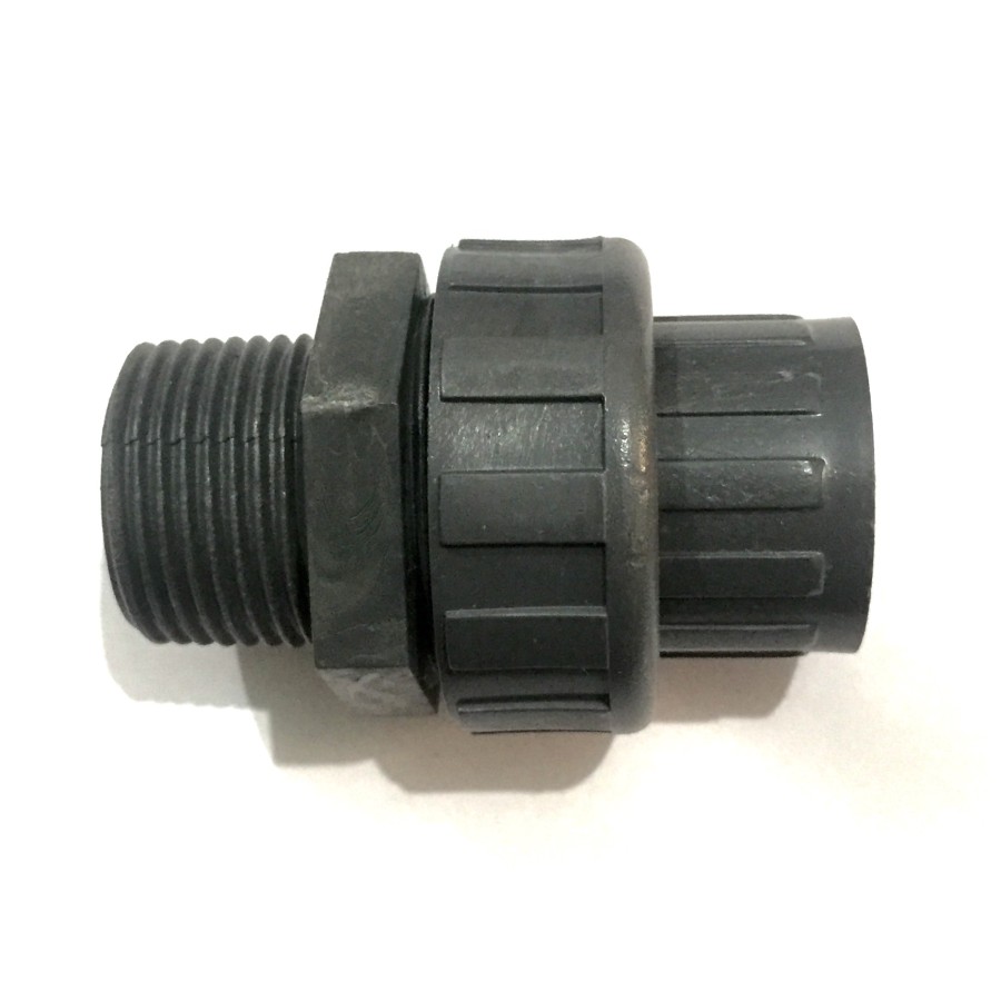 WATERMUR Pipa PVC Drat 1” inch x Sock 3/4” inch Water Mur Moor Union ...