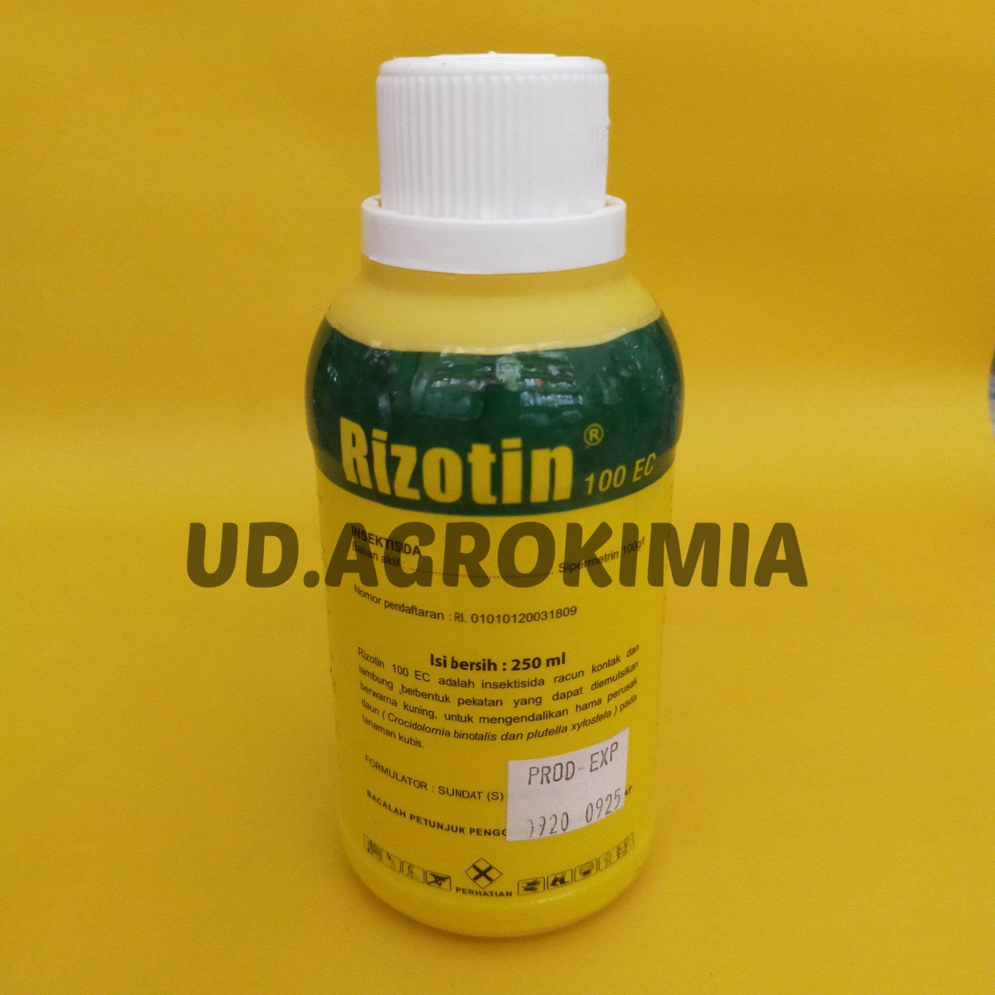 (100% ORIGINAL) INSEKTISIDA RIZOTIN 100EC 250 ML | Lazada Indonesia