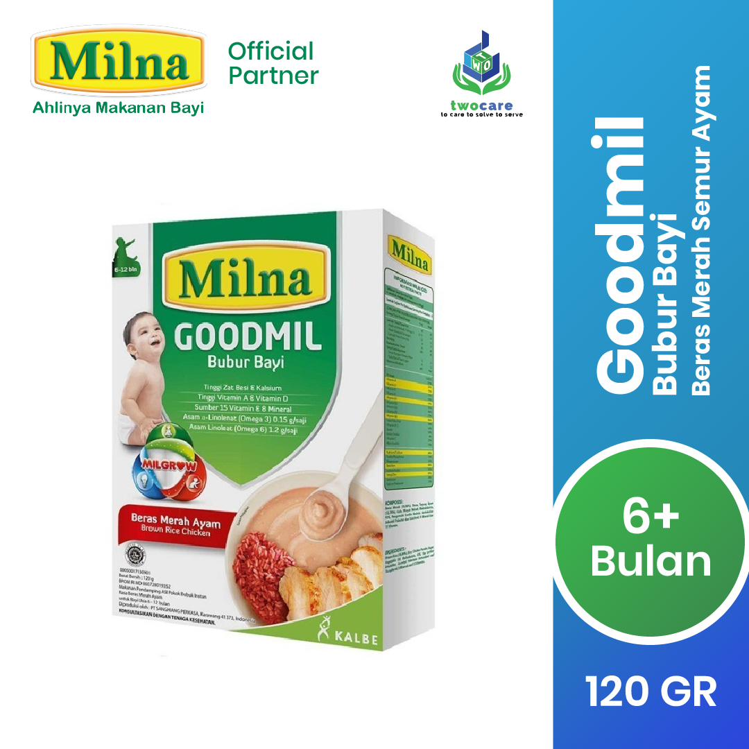 Milna Bubur Bayi Goodmil 6+ Beras Merah Ayam | Lazada Indonesia
