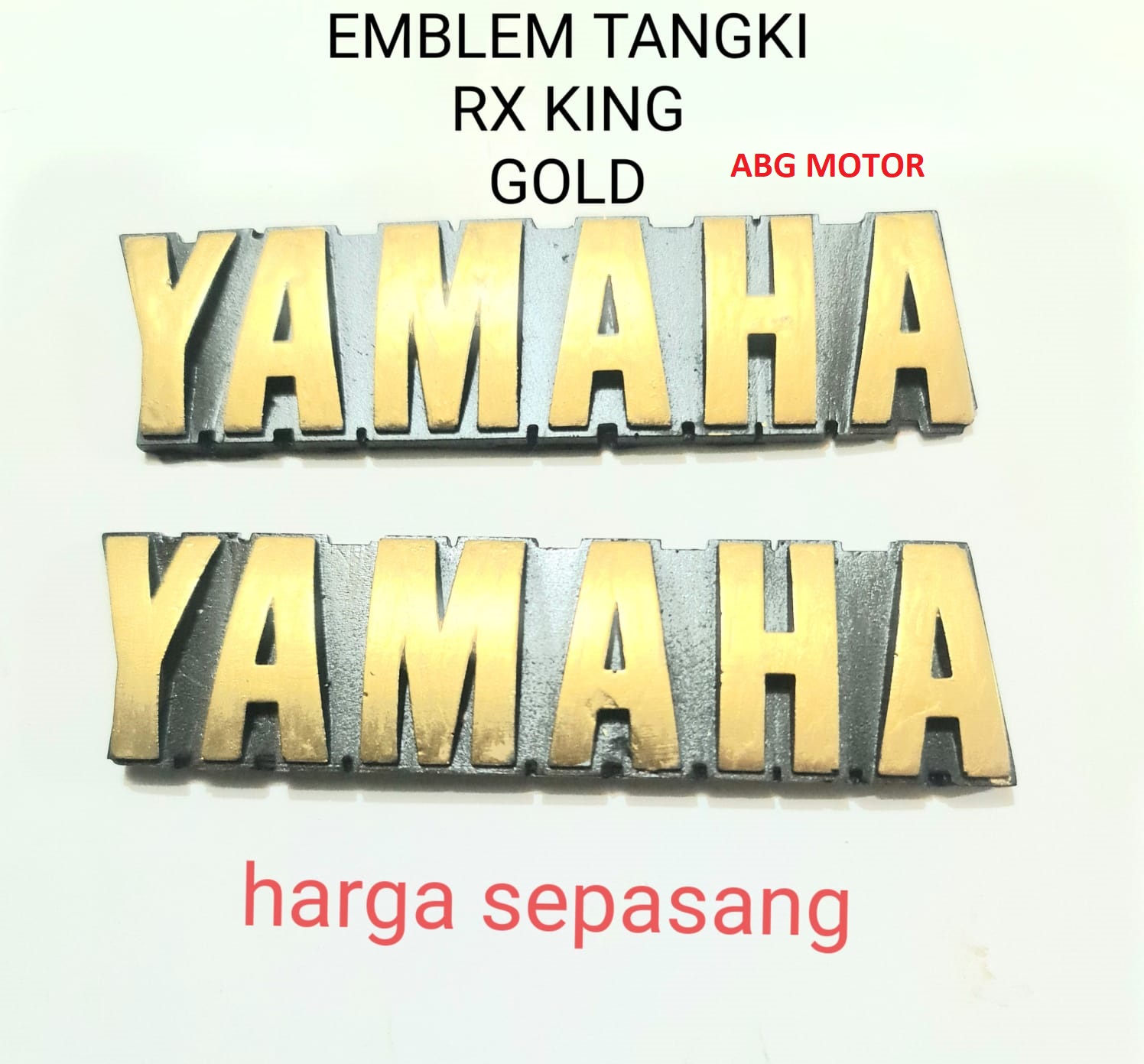 EMBLEM TANGKI RX KING GOLD EMAS TULISAN YAMAHA | Lazada Indonesia