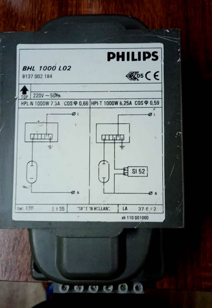 Ballast Philips BHL 1000 Watt L02 / Ballast Lampu HPIT 1000 Watt ...