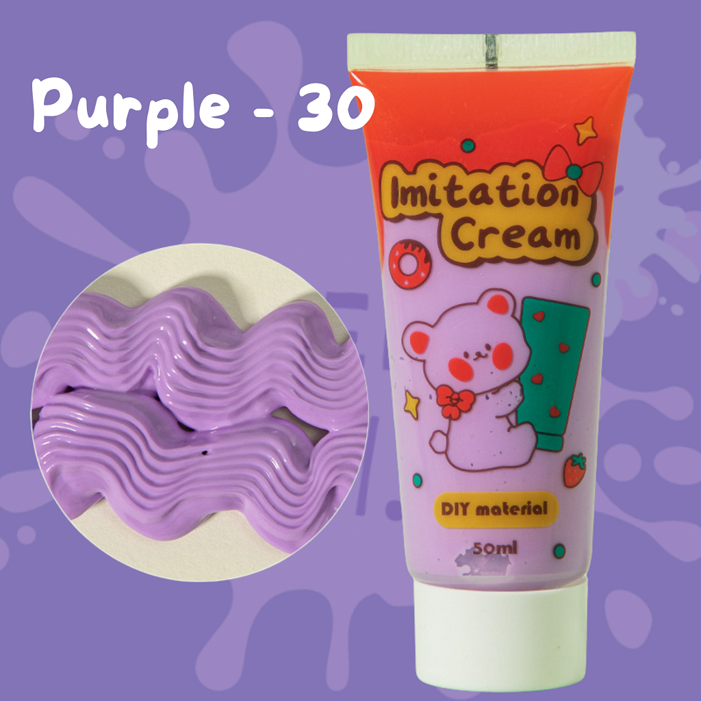 (FREE SPUIT) Deco Cream 50ml / Clay Cream / Fake Whipped Cream ...