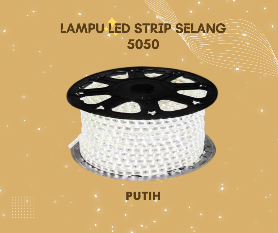 LAMPU LED STRIP SELANG SMD 5050 100M 100 METER / LAMPU PLAFON CEILING ...