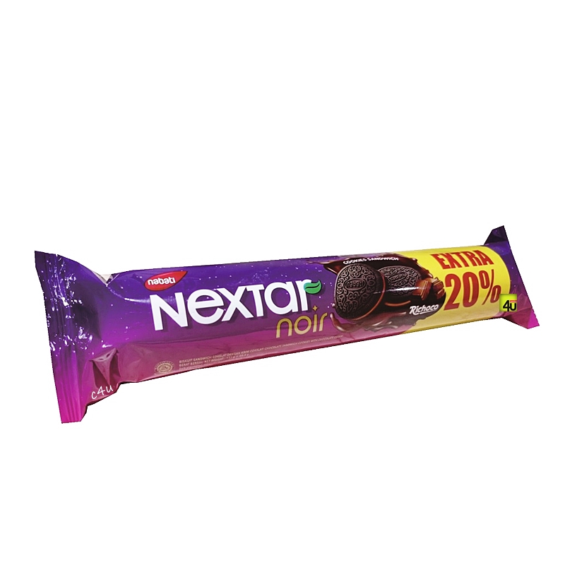 Nextar Noir Chocolate Cookies Sandwich 133gr Roll Pack Lazada Indonesia