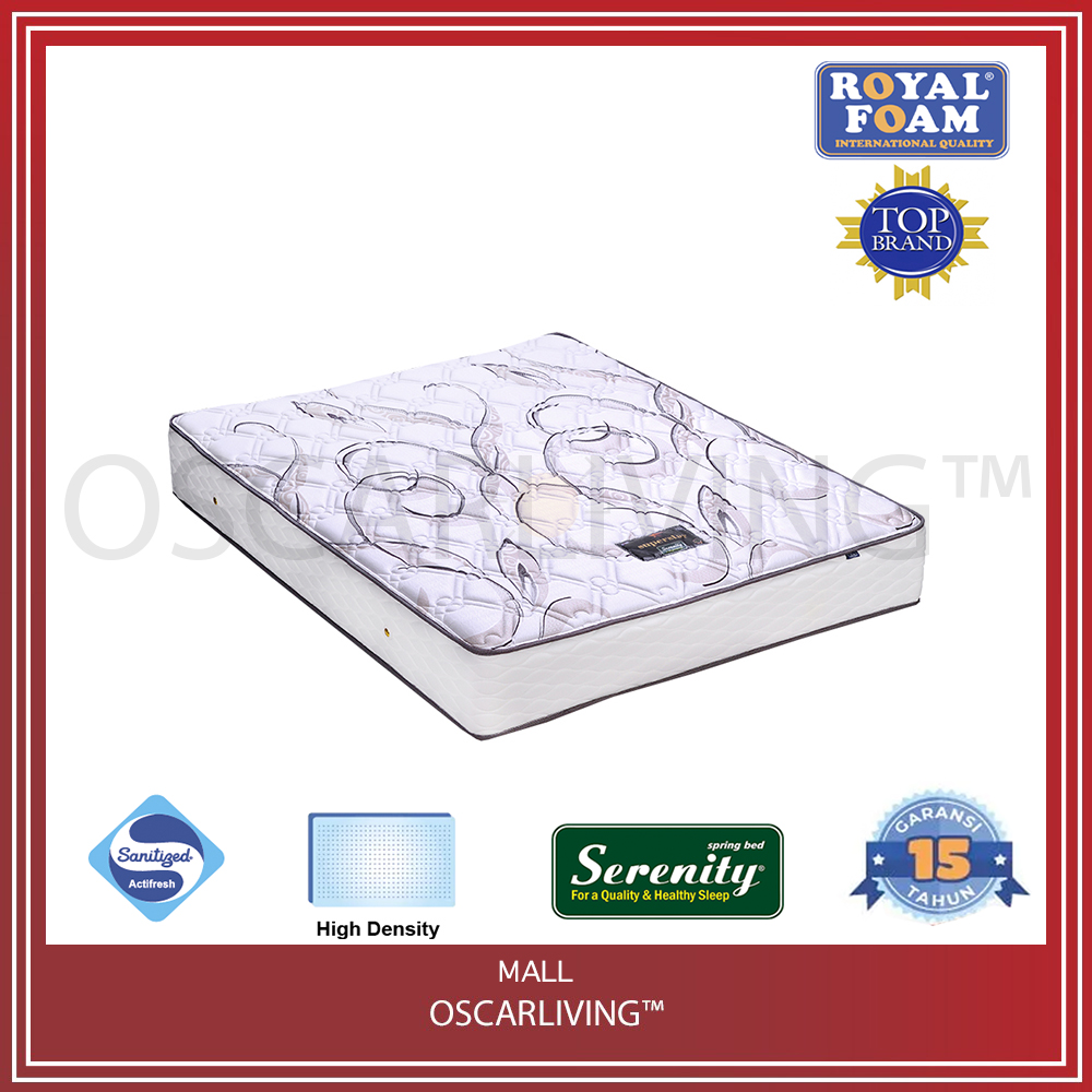 Kasur Springbed Elite Serenity Superstar Tebal 26Cm Putih Mattress Only ...