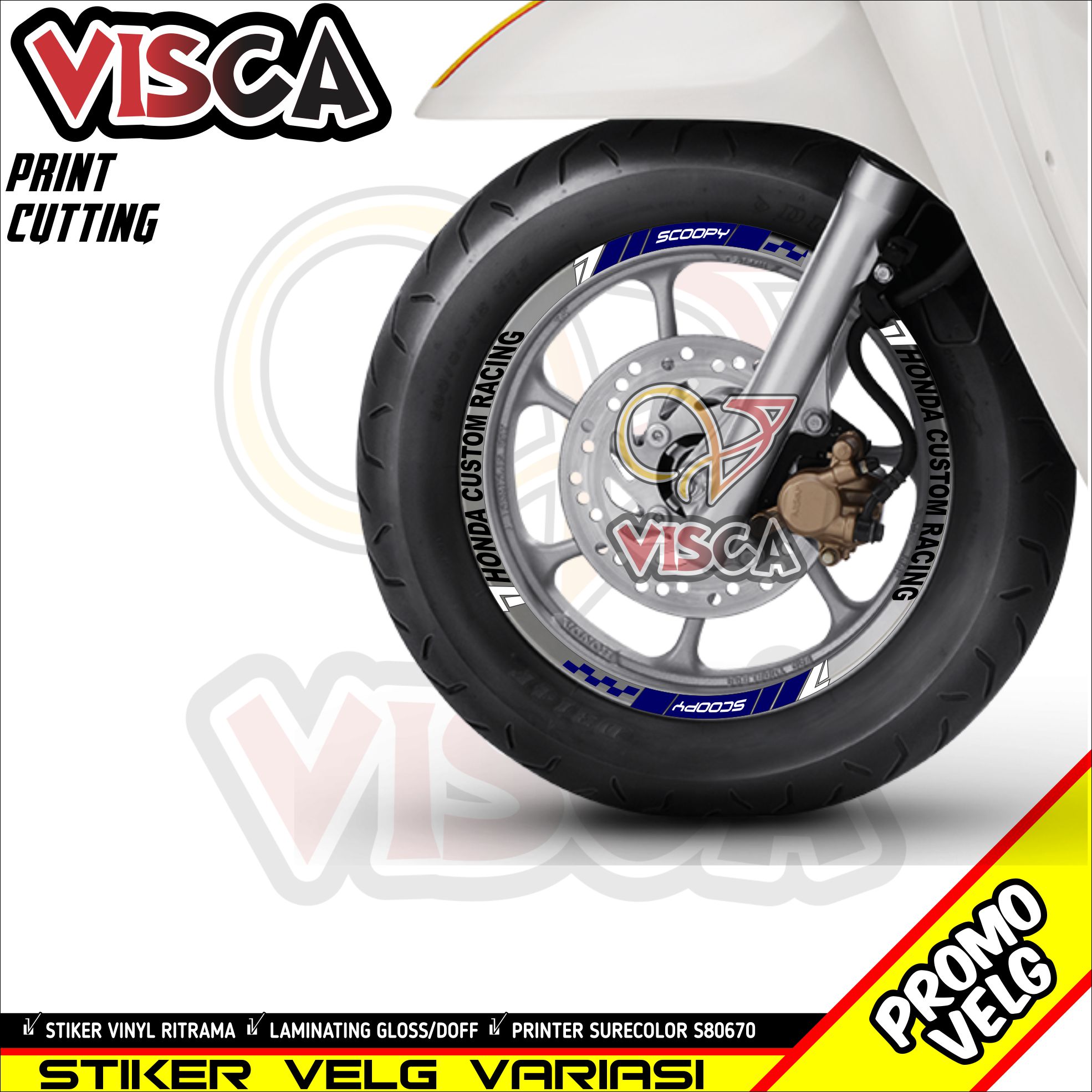 Stiker Velg List Velg Motor Stiker Velg Scoopy Ring 12 Motif Honda 2 ...